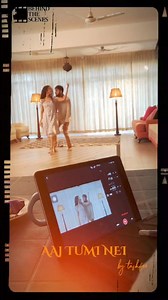 6.3K views · 51 reactions | Go behind the scenes of Tashfee's heartfelt 'Aaj Tumi Nei' music video. ✨ Choreographer : @mehran_afnan_zaman #BehindTheScenes #MusicMagic #Aajtuminei #tashfee #tasfiafatima | Taufiqul Hasan Nihal -red devil | Facebook