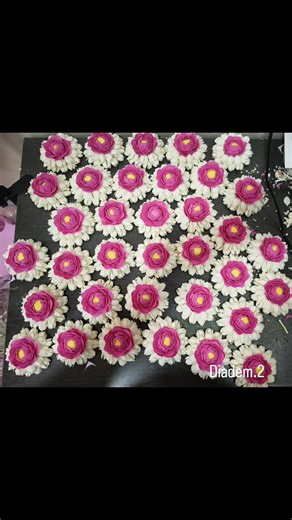 Diadem || Handmade hair accessories | Semi-bloomed jasmine with lotus center clip – beautifully handcrafted using premium foamiran sheets 💮 A perfect choice for return gifts,... | Instagram