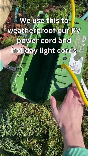 WELKIN Outdoor Weatherproof Connection Box, Ip54 Water Resistant Extension Cord Connection Box