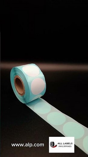 Colored Round Label Stickers