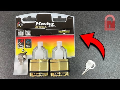 Master Lock Excel M1BEURT Padlocks Picked