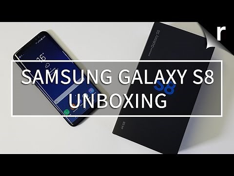 Samsung Galaxy S8 Unboxing: Setup and hands-on with the S8!