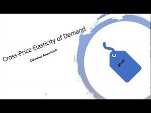 How to Calculate Cross-Price Elasticity with Calculus