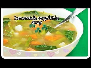 Vegetables soup recipe