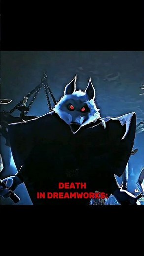 Deaths in other cartoons vs Death in DreamWorks #shorts