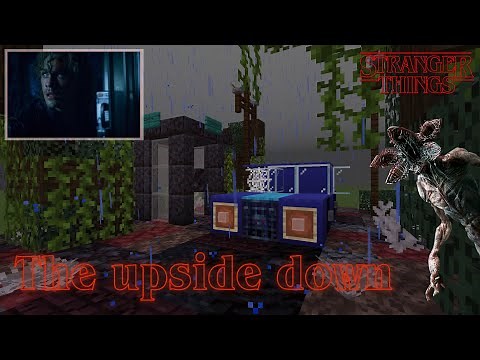 How to build the Upside Down from Stranger Things in Minecraft!!