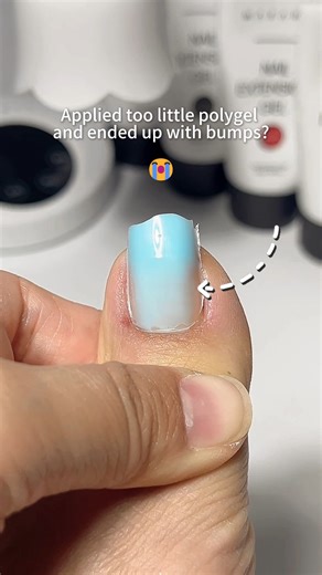 129K views · 673 reactions | Polygel too thin? Don’t panic  If your surface looks uneven, just add another thin layer and blend it out with a brush — super easy fix! Mistakes are part of the process ✨ #polygeltips #nailfix #beginnernails #nailmistakes #nailrescue #nailtutorial #diynails #nailhack #jellygelpolish #nailhelp #makarttnails #nailhowto #toenailinspo #easynailart #naildesigns | Makartt | Facebook