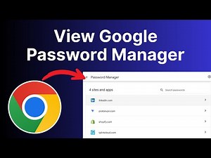 How To See Password Manager on Google Chrome (Easy Way)