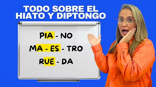 El Diptongo y el Hiato: Todo lo que necesitas saber con ejemplos. | La profe Mónica