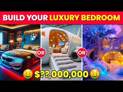 Would You Rather - Build Your Dream Luxury BEDROOM 🛏️🧸🌈🤑