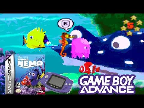 Disney/Pixar Finding Nemo (2003) Nintendo Game Boy Advance Gameplay in HD～4K 60FPS