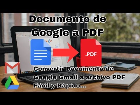 ✅ Pasar Documento de Google a PDF Desde Gmail: Guía Súper Rápida (Rápido y Fácil)