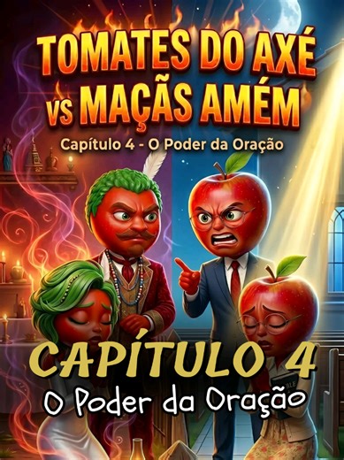 Parte 4 - Tomates do Axé. O Poder da Oração... Guerra das frutas. #noveladasfrutas #macumba #tomatesdoaxe