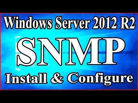 SNMP and WMI Install and Configure on Windows Server 2012 R2 : SNMP & WMI on Windows Server 2012 R2
