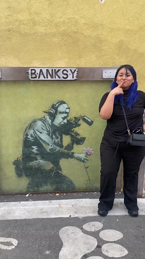 Discovering a Banksy Mural in the Urban Jungle