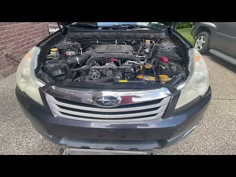 2011 Subaru Outback AC Compressor and Condenser replacement how to. AC clutch fail.