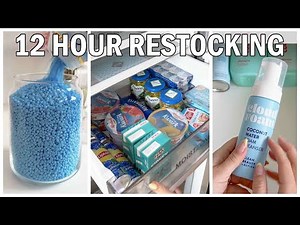 12 Hours Of Restocking/Organizing/Cleaning ASMR To Fall Asleep To
