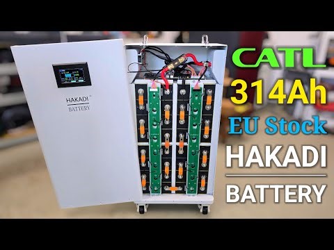 How to Assemble a HAKADI DIY Vertical Battery Box with CATL 314Ah LiFePO4 Cells