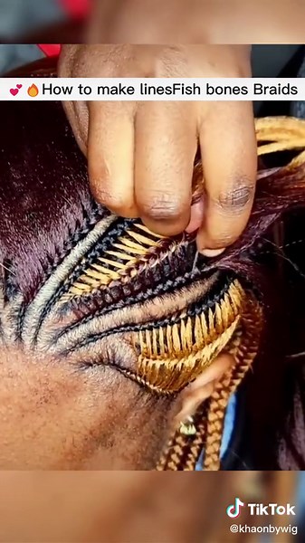 African Women Hairstyles: Fish Bone Braid Tutorial