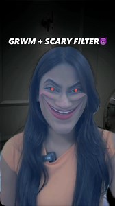 GRWM SCARY FILTER 😱 | Samreen Ali