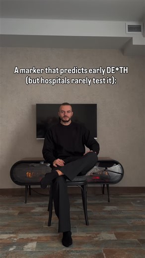 Maksym Tykhonchuk on Instagram: "1. Albumin is not just “another protein” in your test. Its level is a forecast for your next 5–10 years of life. If it falls below 35 g/L the risk of de*th sharply increases even in “visibly healthy” people. This is not speculation but hard statistics from cardiology, oncology and gerontology. Most people who died suddenly had reduced albumin 2–3 years before it happened. 2. Low albumin is like a crack in the foundation. It drops when the body has chronic inflamm