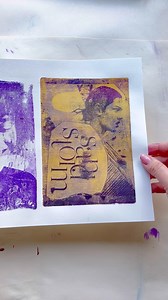 Image transfer on a gel plate, Porter magazine #gelprinting #imagetransfer #monoprint #gelpress #CreativeSummer | Nadya Borisevich art