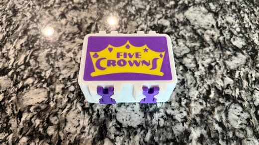 Five Crowns Card Game Case – 3D Printed Organizer Box With Latches Royal Design - Etsy