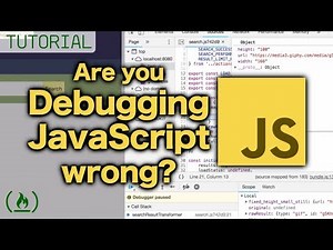 Debugging JavaScript - Are you doing it wrong?