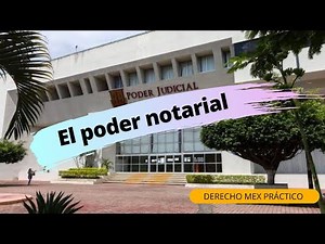 El poder notarial 📋📜 explicado en menos de 5 minutos 🧑‍💻 Clase en línea ⚖🦉⚖ Derecho Mex Práctico
