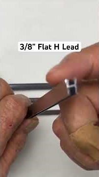 How I Build Stained Glass Windows - 3/8” Lead Came