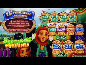 Big Jackpot Hand Pay Shamrock Fortunes Slot Machine