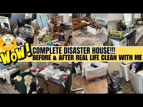 *BRAND NEW* WHOLE HOUSE | COMPLETE DISASTER | REAL LIFE CLEAN WITH ME 2025