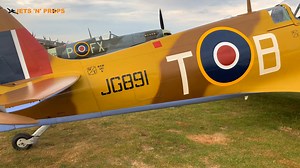 This Spitfire rolled off Vickers-Supermarine’s satellite factory at Castle Bromwich at the end of 1942. Her first RAF posting was to 39 Maintenance Unit at RAF Colerne on January 2, 1943, moving on to 215 MU later that month at Locharbriggs in Scotland. There she was loaded aboard the SS Tijuca on February 4th for onward shipment to Australia along with a number of other Spitfires for service with the Royal Australian Air Force. | Jets 'n' Props