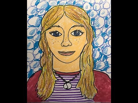 2nd Grade ...Self-Portrait Drawing (Part1 and 2)