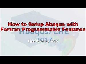 Abaqus UMAT setup