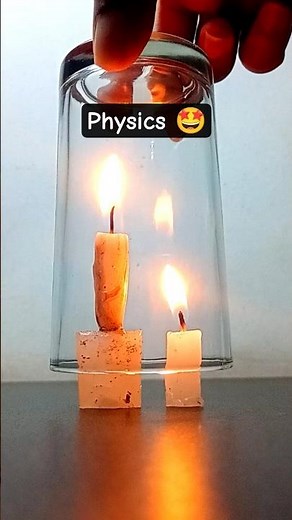 Why the Taller Candle Goes Out First 🔥🕯️ Mind-Blowing Science Trick!