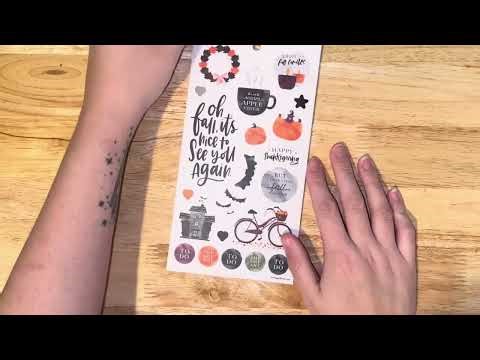 Happy Planner Sticker Book Flipthrough! - All In A Season