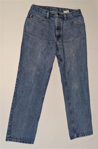 Vintage Light Wash Jeans ~ Workwear ~ Riding ~ 31 X 29 ~ All American Clothing Co. ~ Made in the USA - Etsy