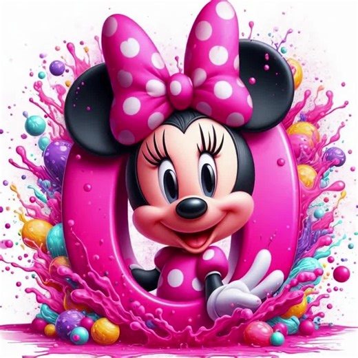 Baby Minnie Alphabet PNG Letters Design Mouse Letters Png Baby Font - Etsy