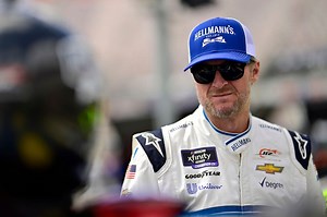 Dale Jr. says my uniform was burning up while battling for win