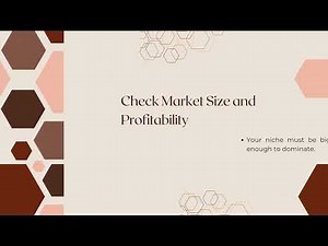 How to Find and Evaluate Your Niche