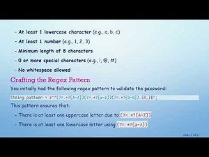 Create a Regex Pattern That Prevents Whitespace in Password Validation