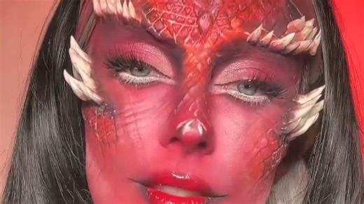 Dragon-themed transformation brings the artist’s Shrek admiration to life in a vivid way