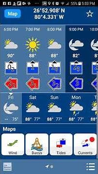 How to turn on the Wind Layer in Navionics