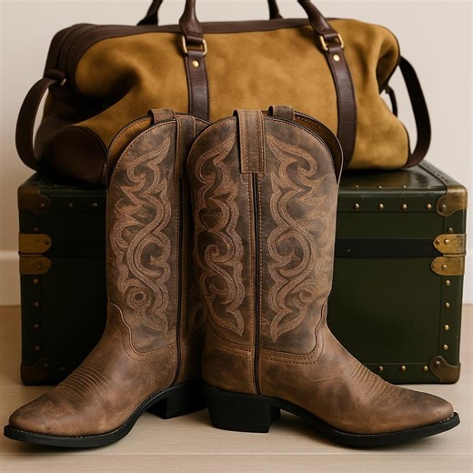 Vintage Laredo Women’s Cowboy Boots 51112 Size 8.5 M Brown Leather Western Cowgirl Rodeo - Etsy