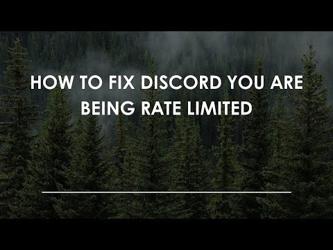 How To Fix Discord You Are Being Rate Limited