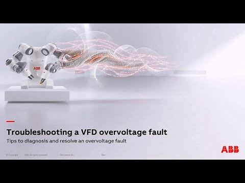 Troubleshooting a VFD overvoltage fault