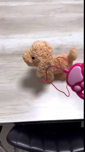 Robot Dog, with Touch Sensing, Voice Mimic, Lifelike Sounds, Tongue & Licking Motion, Leash Remote, Soft Fur – Battery Powered Dogs