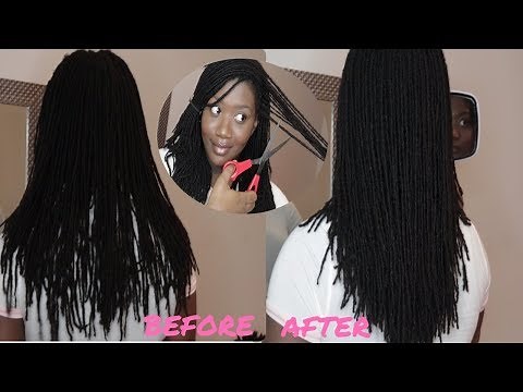HOW TO TRIM YOUR LOCS