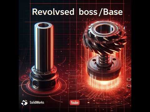 SolidWorks Revolved Boss/Base Tutorial | Complete Guide for Beginner